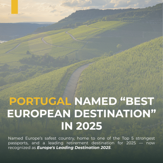 Portugal named “Best European Destination” in 2025 | Caiado Immigration ...